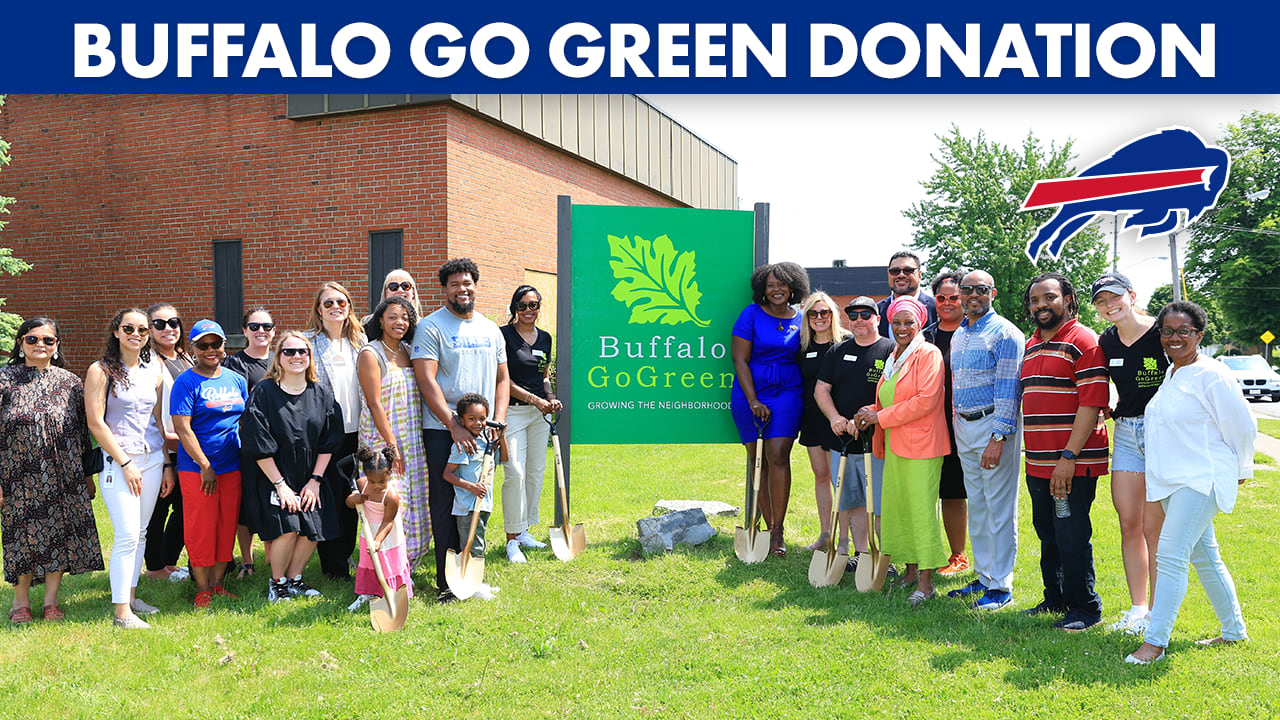 The Buffalo Bills Foundation Donates To Buffalo Go Green | Buffalo Bills