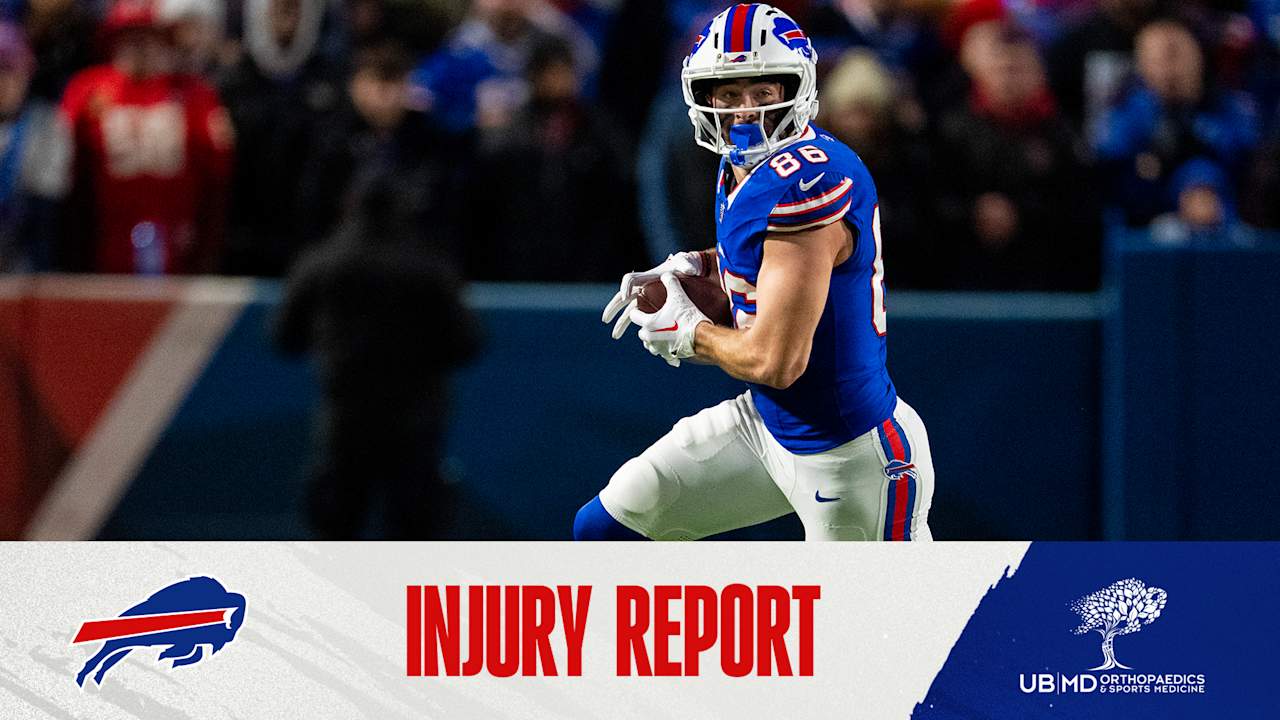 Buffalo Bills Injury Report vs. Texans | Week 12 - BVM Sports