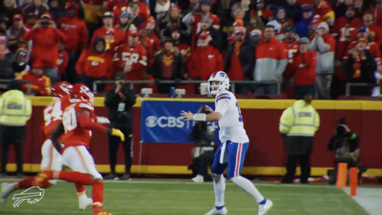 Sideline Access | Josh Allen makes ridiculous sideline throw across his ...