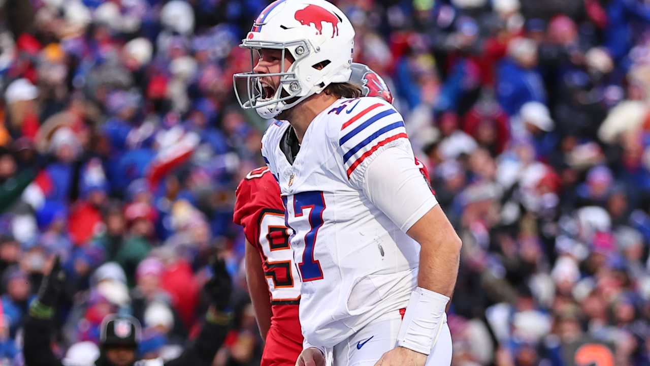 Josh Allen's best highlights from 6-TD game vs. Buccaneers Week 11