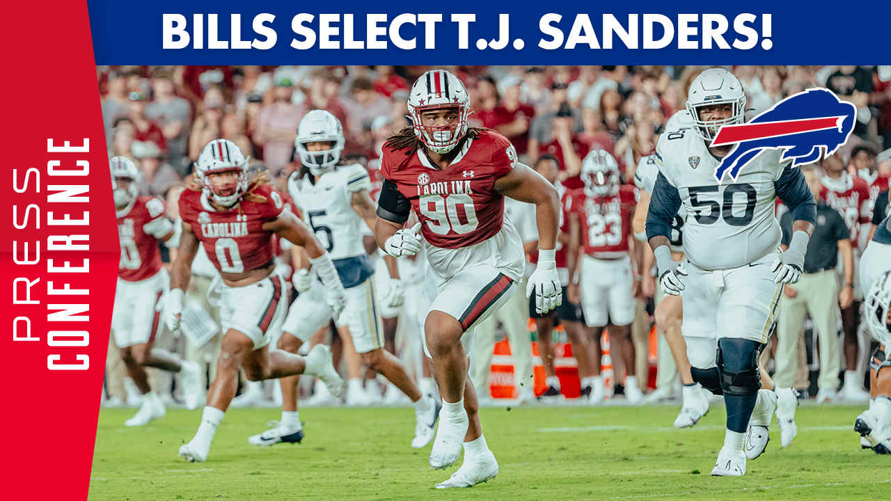 The Buffalo Bills Select DT T.J Sanders In the Second Round Of The 2025 ...