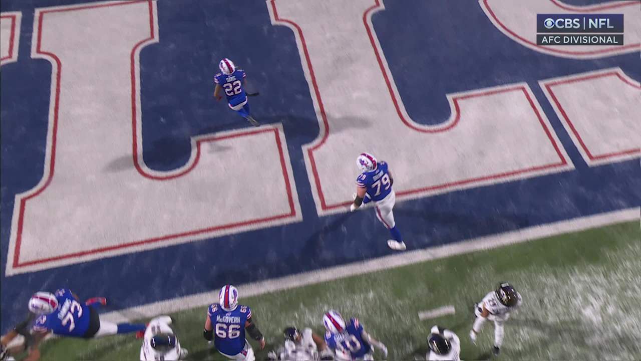 Ray Davis ties the game with a 1-yard touchdown run | Bills vs. Ravens ...