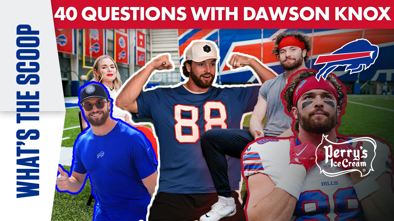 40 Questions With Dawson Knox! | Buffalo Bills Tight End Talks ...