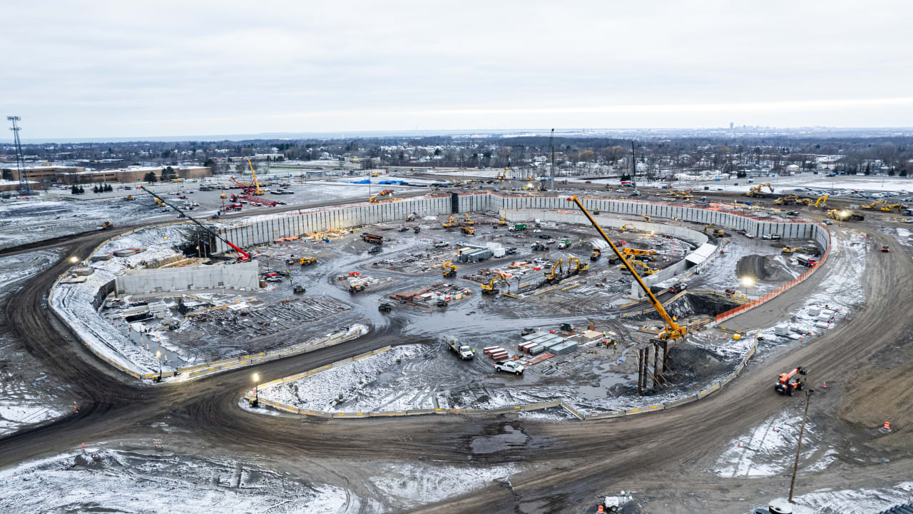 Photos | New Aerial Views of Snow Covered Highmark Stadiums