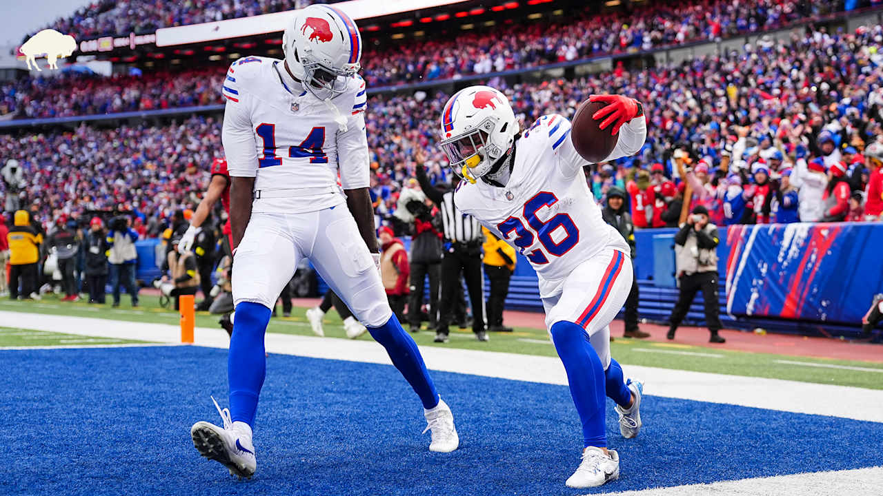 Ty Johnson with a 52-yard touchdown catch from Josh Allen! | Bills vs ...