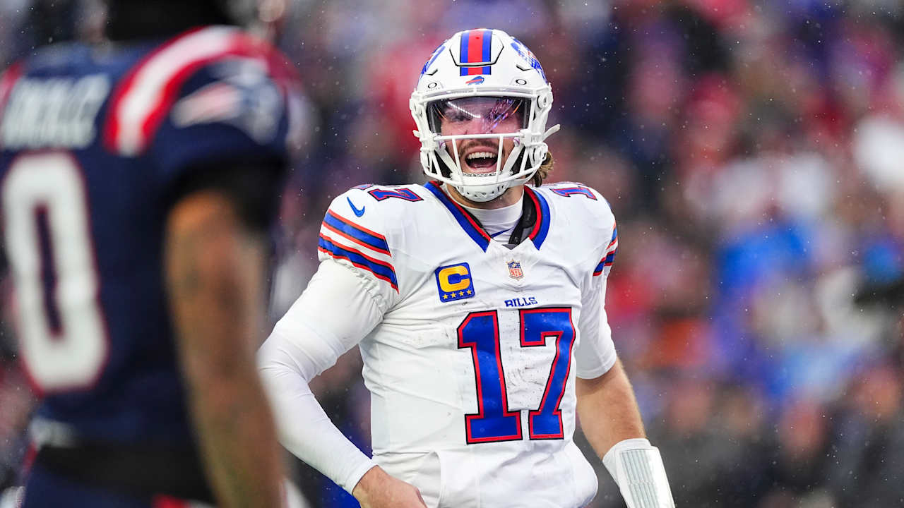 Josh Allen's best highlights and plays from 3-TD game vs. Patriots ...