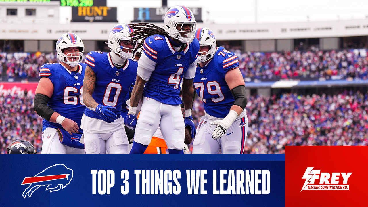 Top 3 things we learned from Bills vs. Broncos | Wild Card Weekend