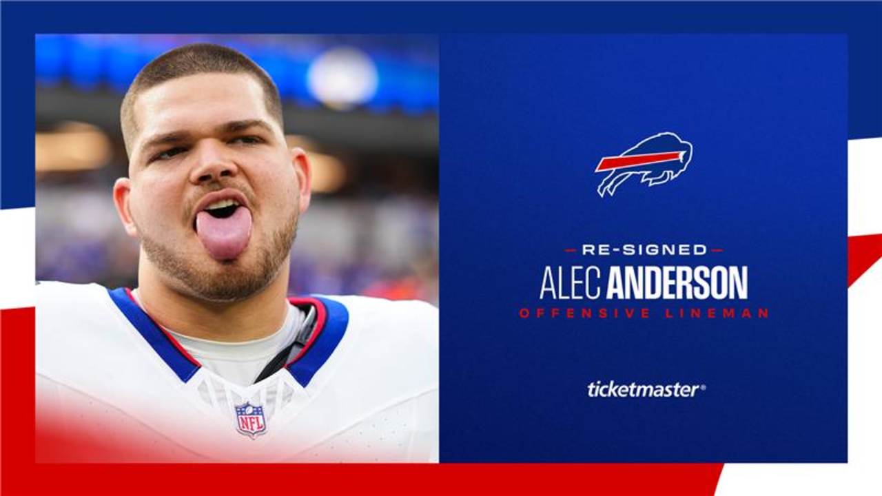 Bills re-sign OL Alec Anderson to one-year deal