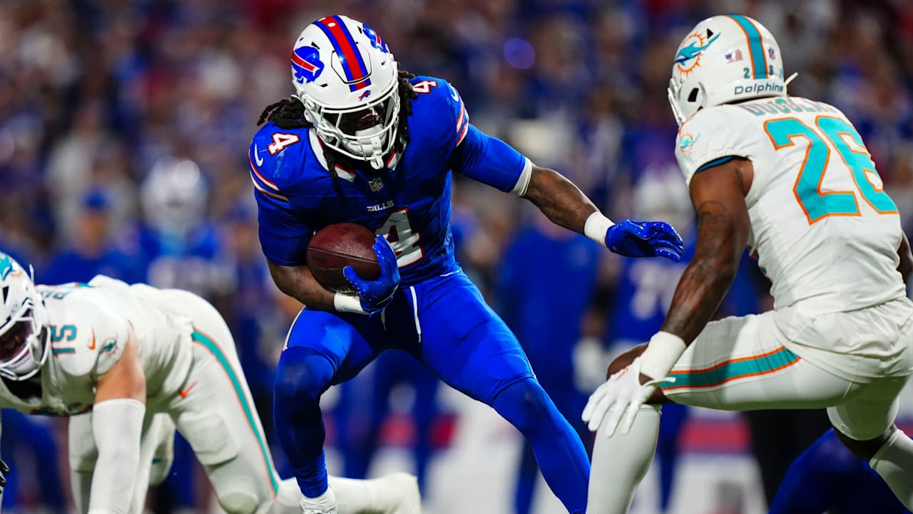 James Cook's best plays from 118-yard game vs. Dolphins Week 3