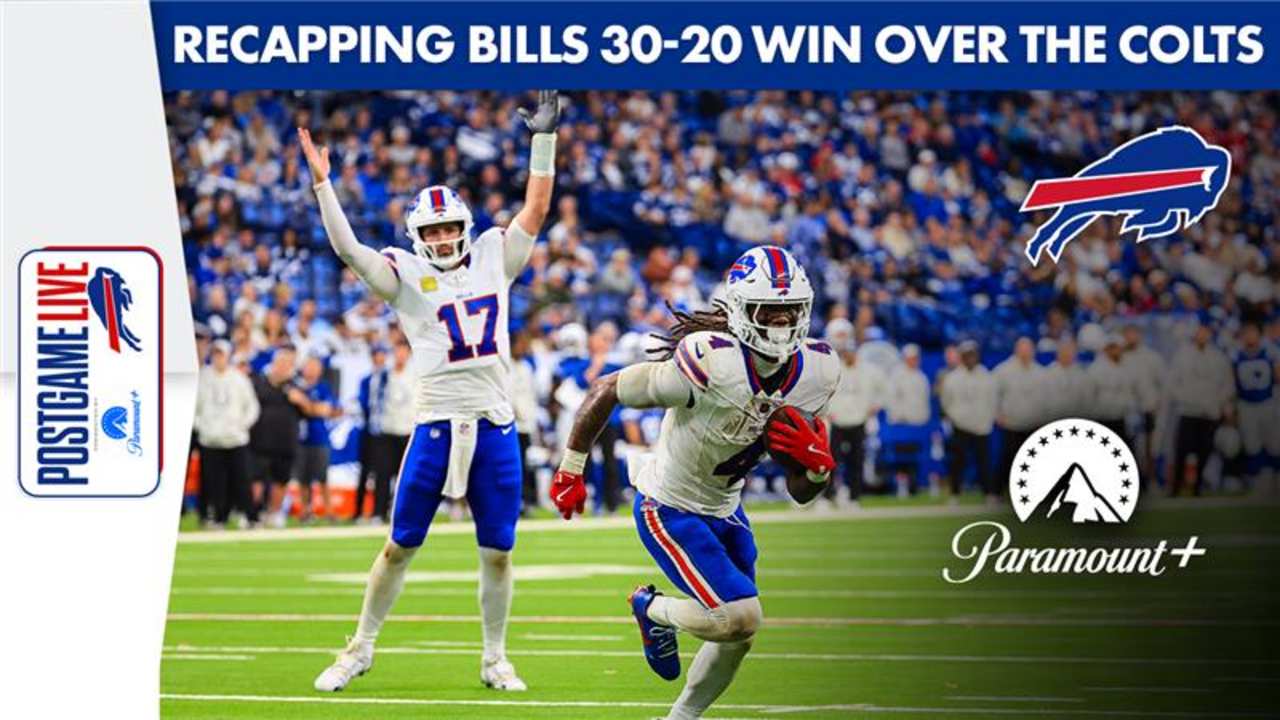 Recapping Bills 30-20 Win Over The Colts | Bills Postgame Live ...