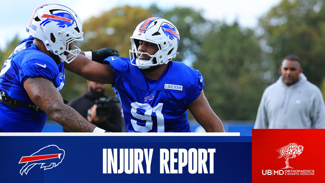 Buffalo Bills injury report at Jets | Week 6