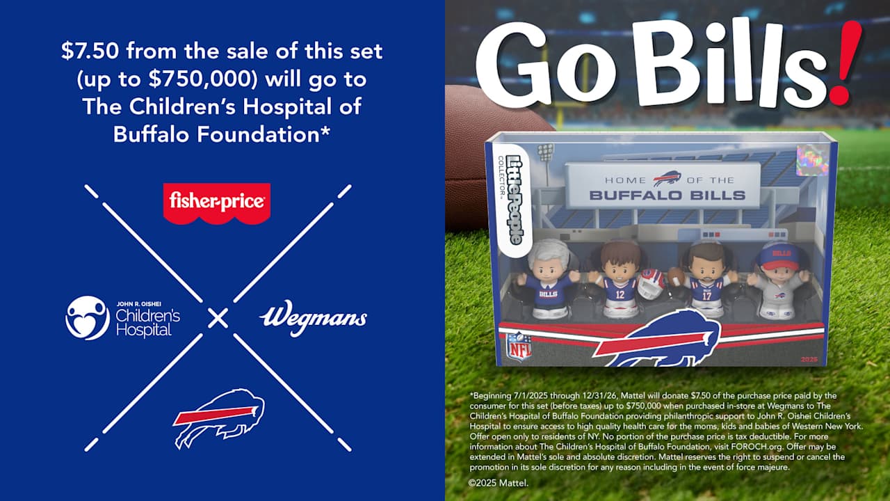 Fisher-Price® releases 2025 Little People Collector™ Buffalo Bills ...