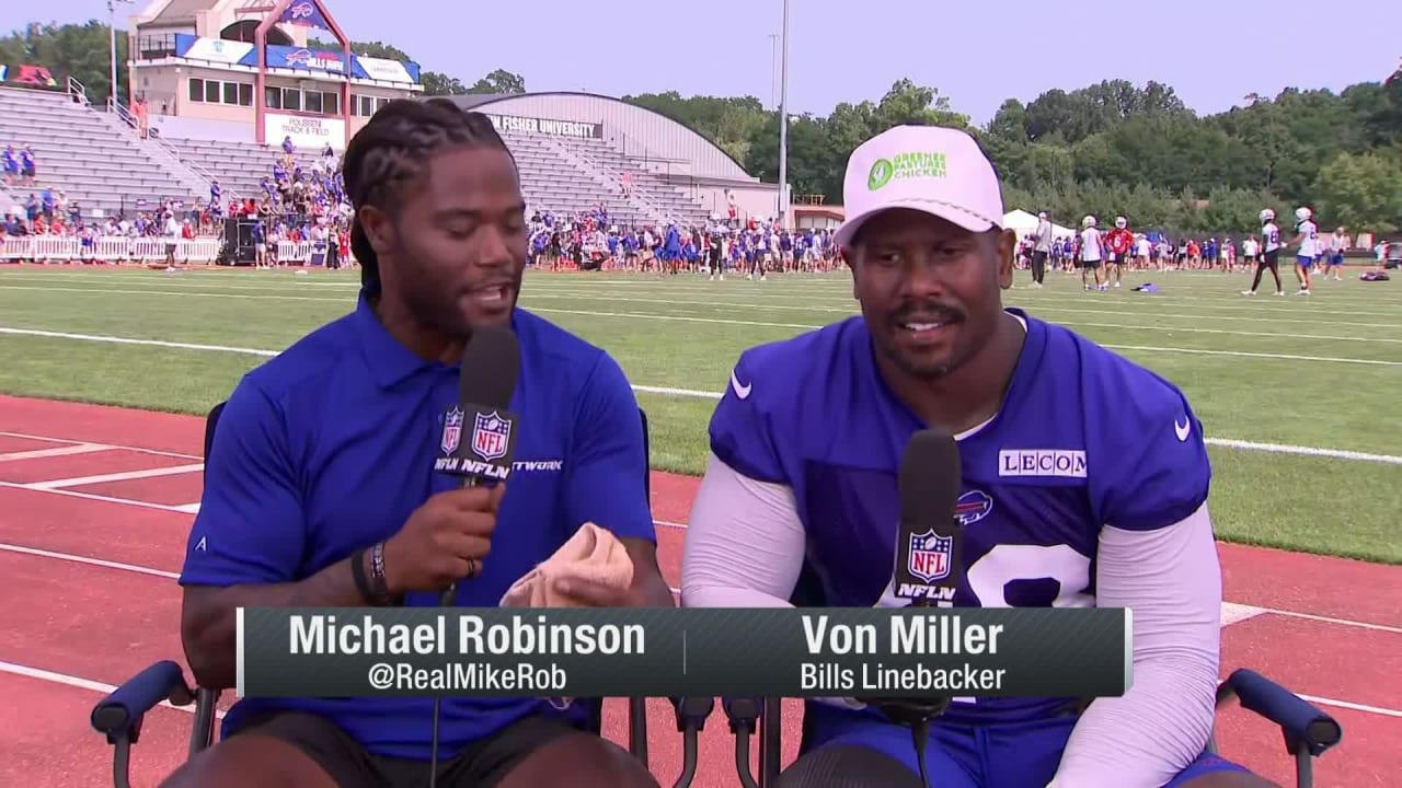 Von Miller talks to Michael Robinson about Bills' expectations | Back ...