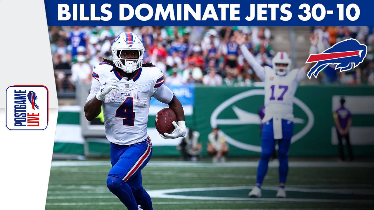 Bills Postgame Live: Bills Dominate Jets 30-10