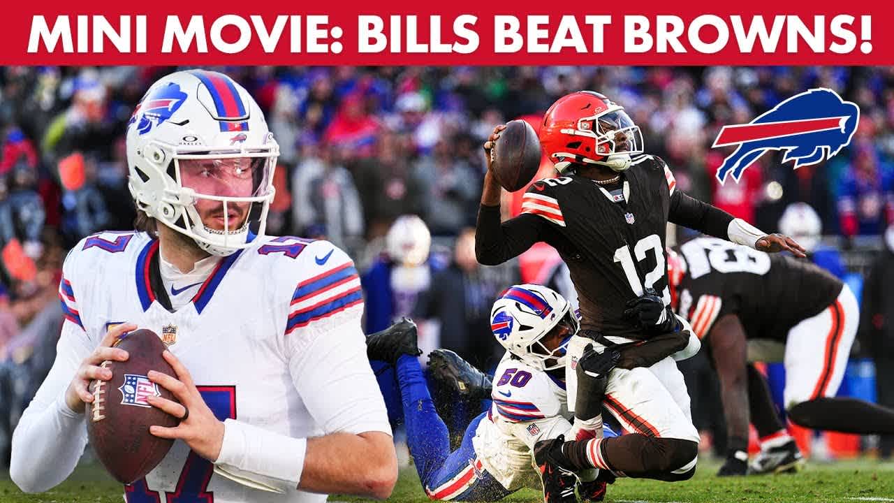 Bills Defeat the Browns in Week 16! | Buffalo Bills | Mini Movie