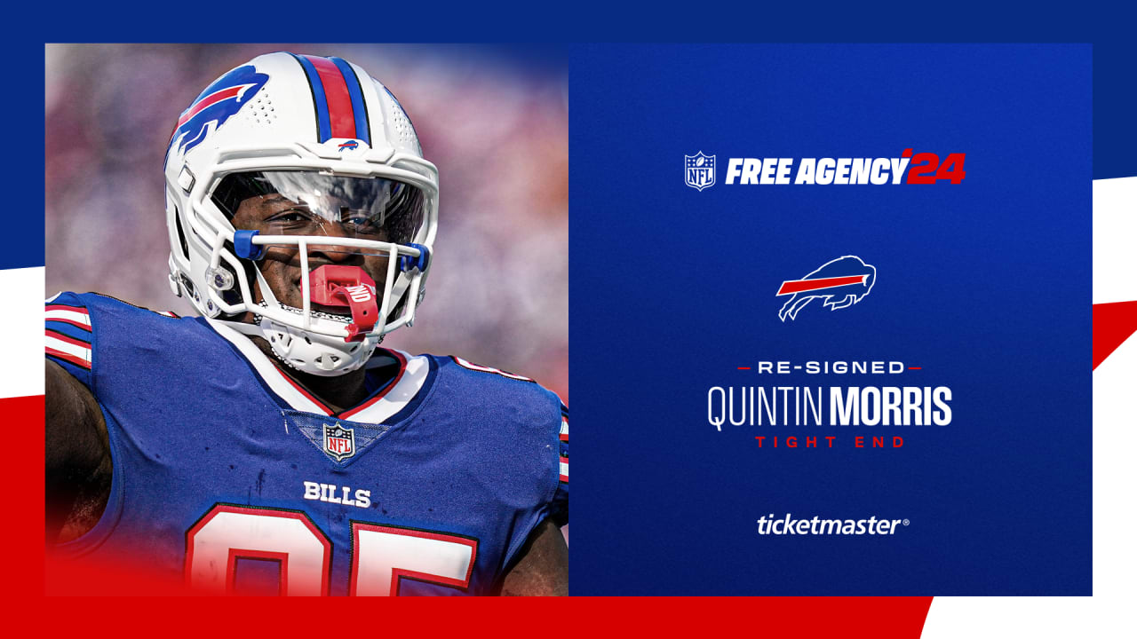 Bills re-sign TE Quintin Morris to one-year deal
