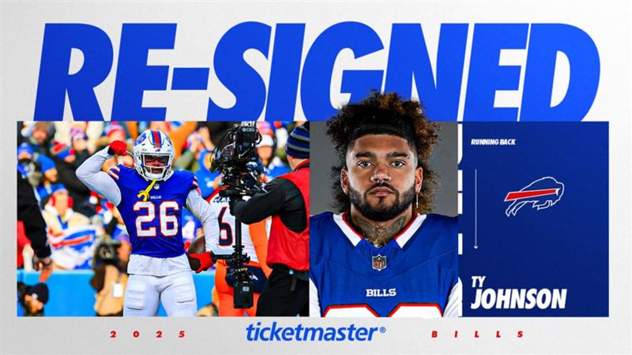 Bills re-sign RB Ty Johnson to two-year deal, agree to terms with FB ...