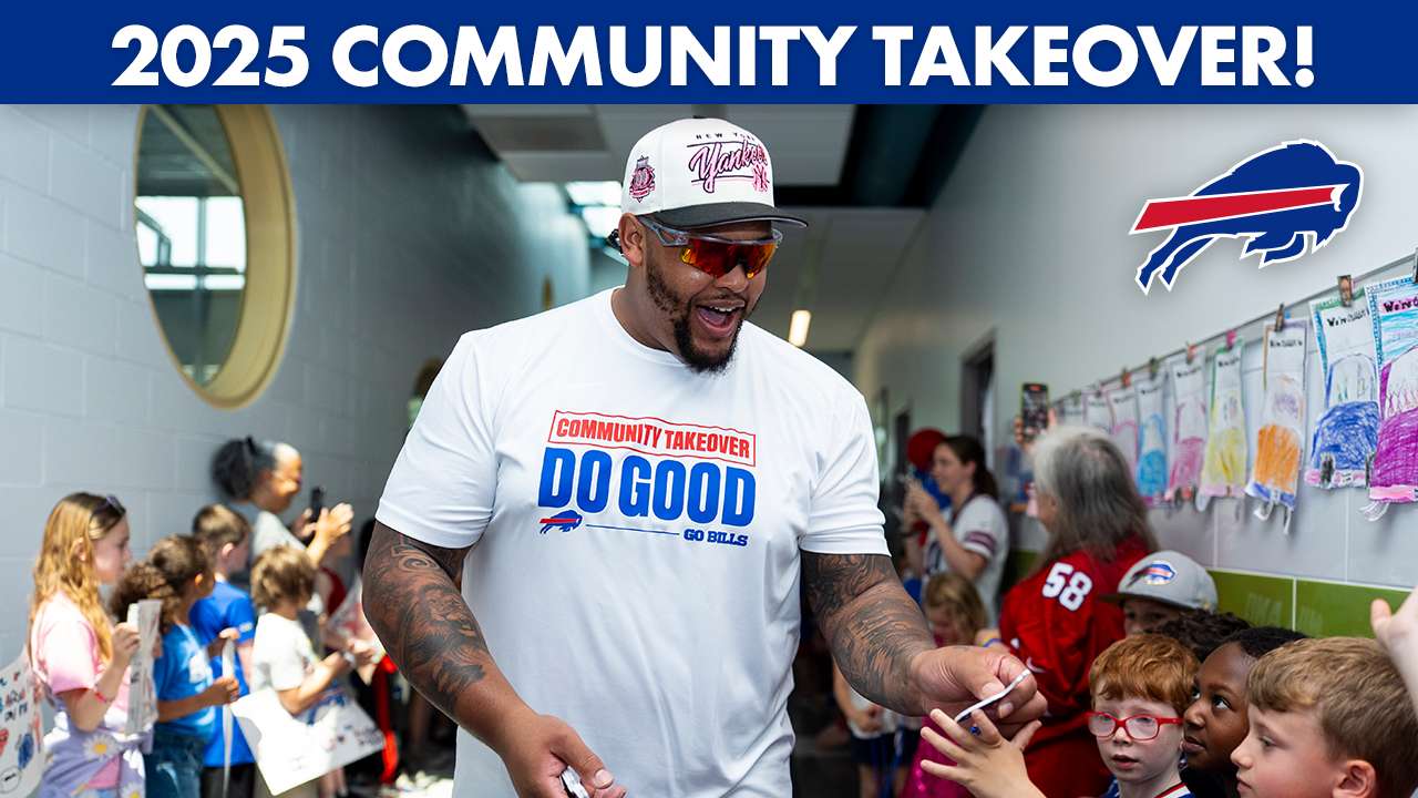 Dion Dawkins, Dawson Knox, Khalil Shakir, and the Buffalo Bills Community Takeover At 12 Schools!