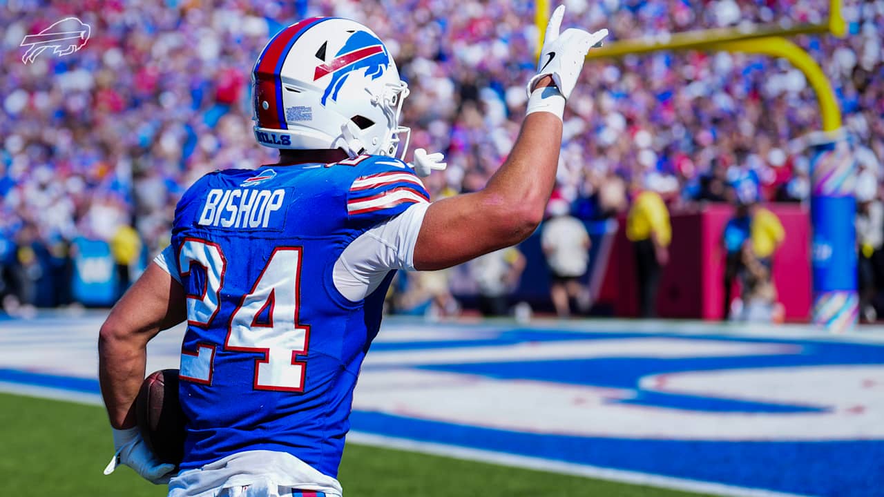 Can't-Miss Play: One-handed INT! Cole Bishop's first career pick is ...