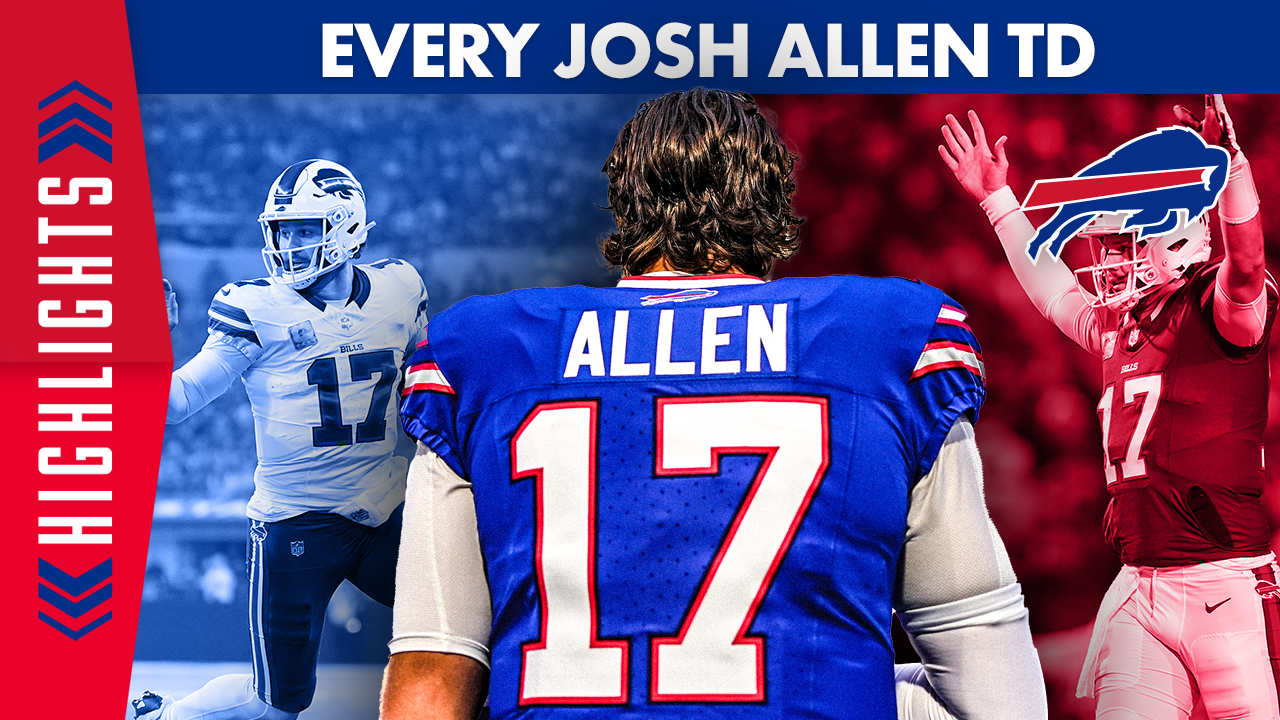 Every Josh Allen touchdown at the bye!