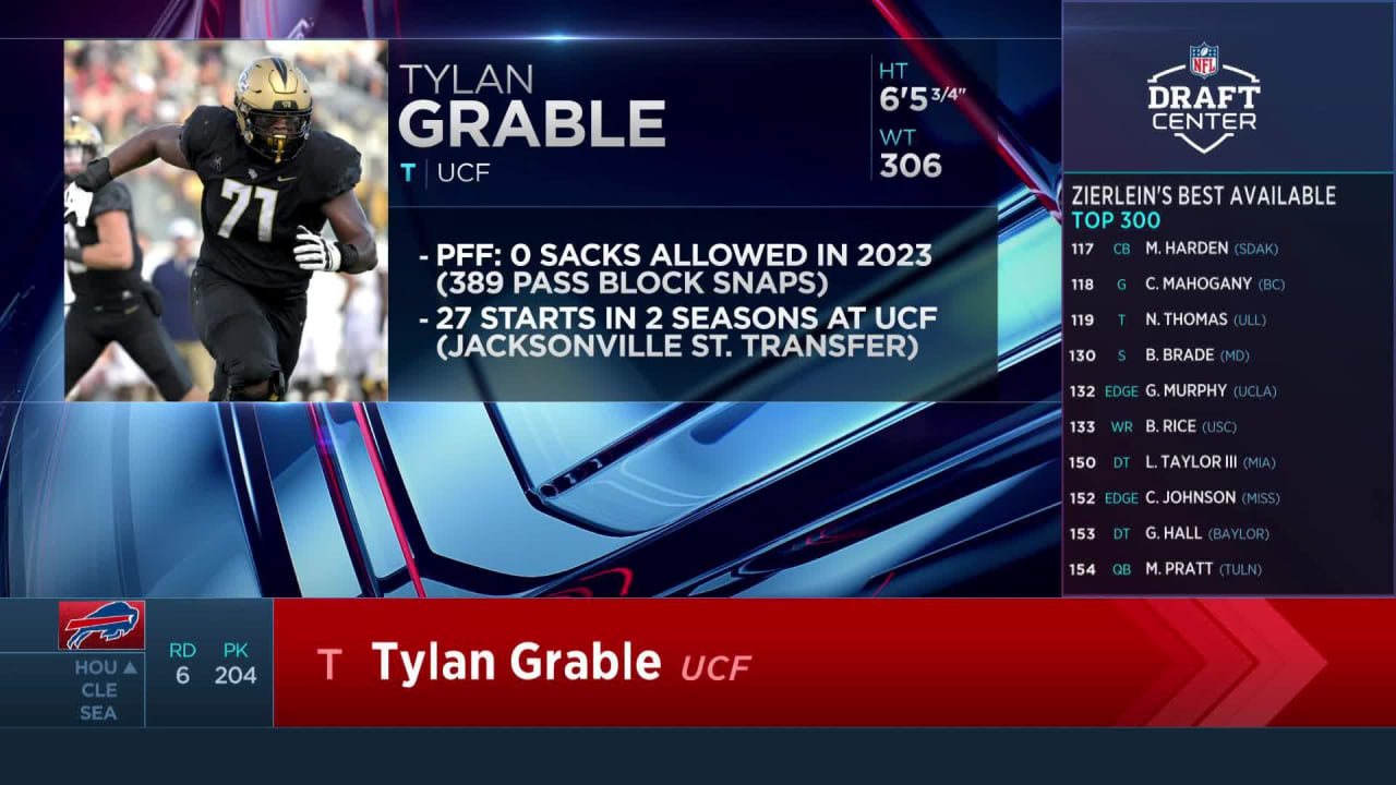 Watch | Bills select Tylan Grable with No. 204 pick in 2024 draft