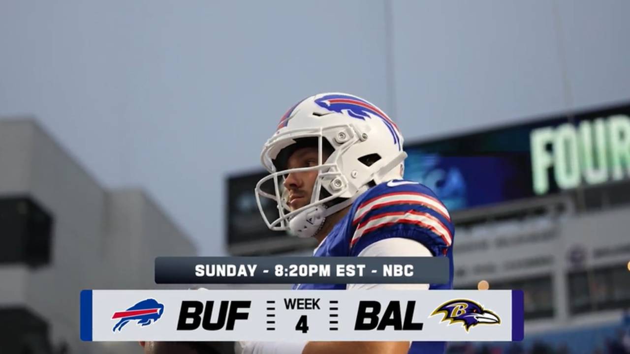Bills at Ravens | Stats to know + score predictions | Sunday Night Football
