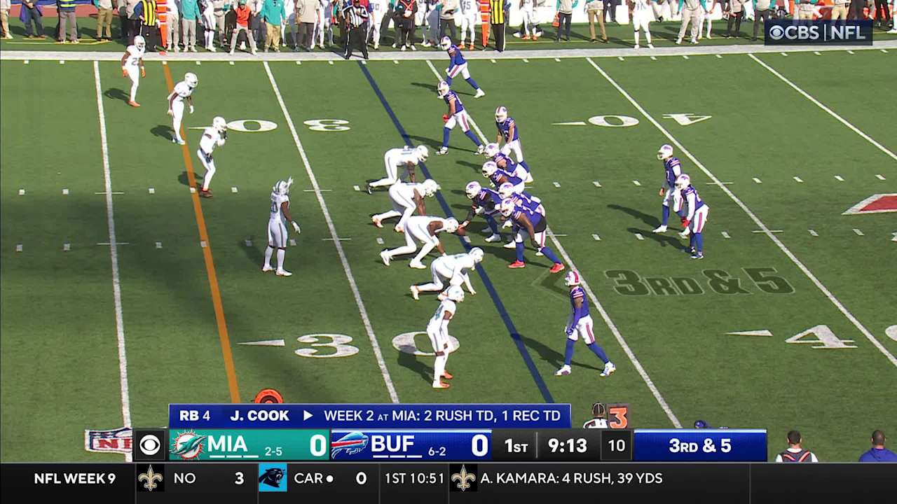 Josh Allen S Best Plays From His 3 Td Game Bills Vs Dolphins Week 9