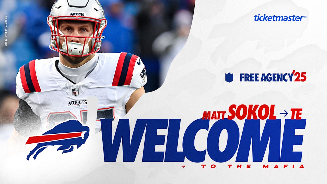 Bills sign WR David White Jr. and TE Matt Sokol