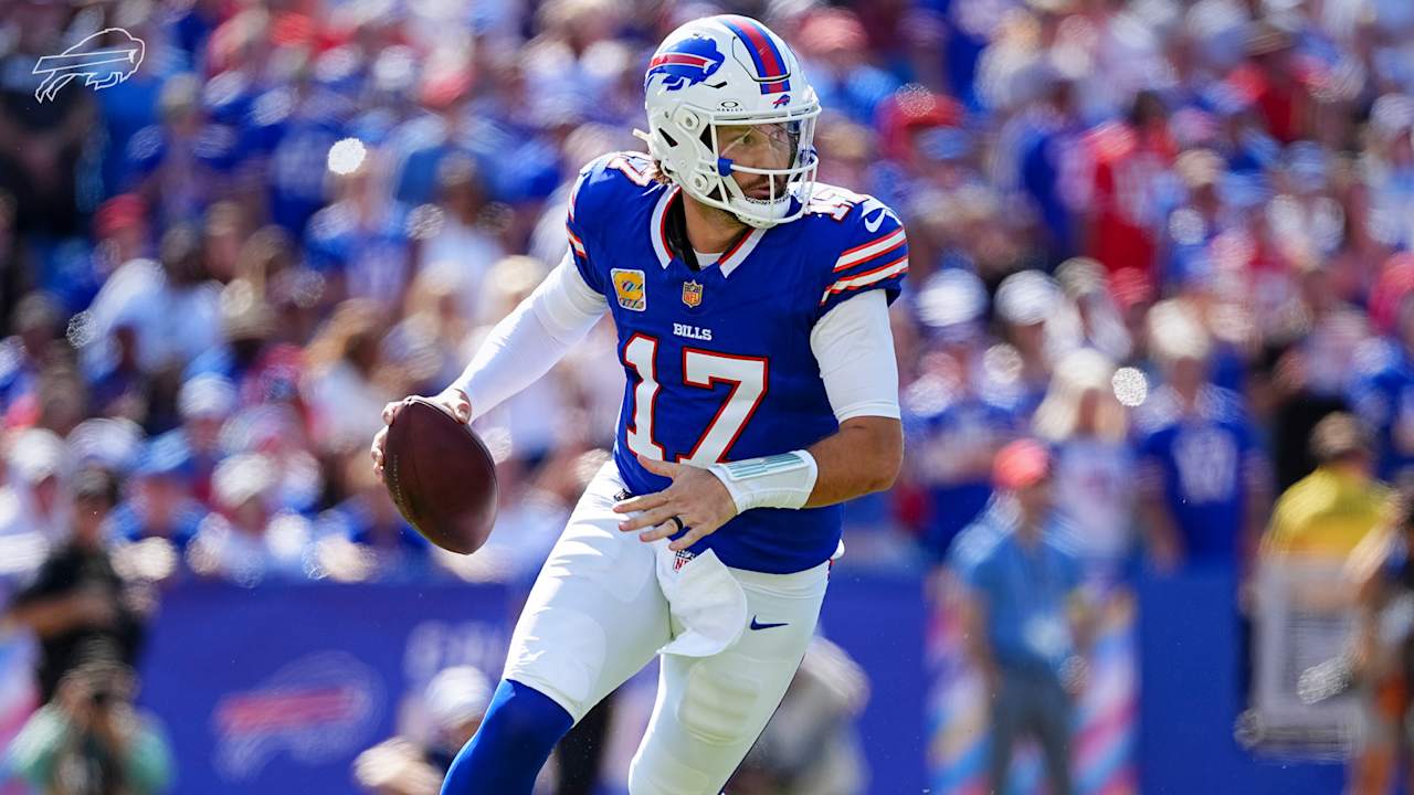 Josh Allen's 17-yard laser throw finds Keon Coleman | Bills vs. Saints Highlights