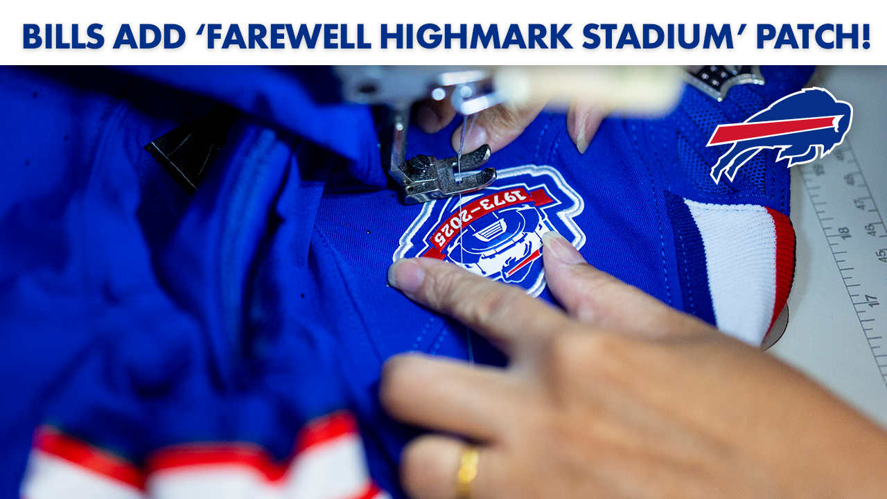 Behind The Scenes of the Buffalo Bills Farewell Season Jersey Patch ...