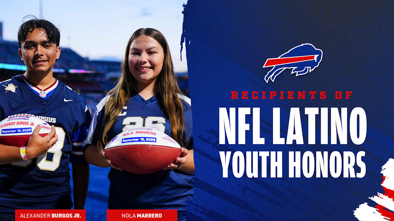 Two local high schoolers recognized during Bills game for NFL’s Latino ...