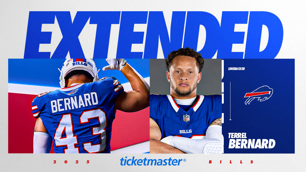 Buffalo Bills linebacker Terrel Bernard signs four-year contract extension