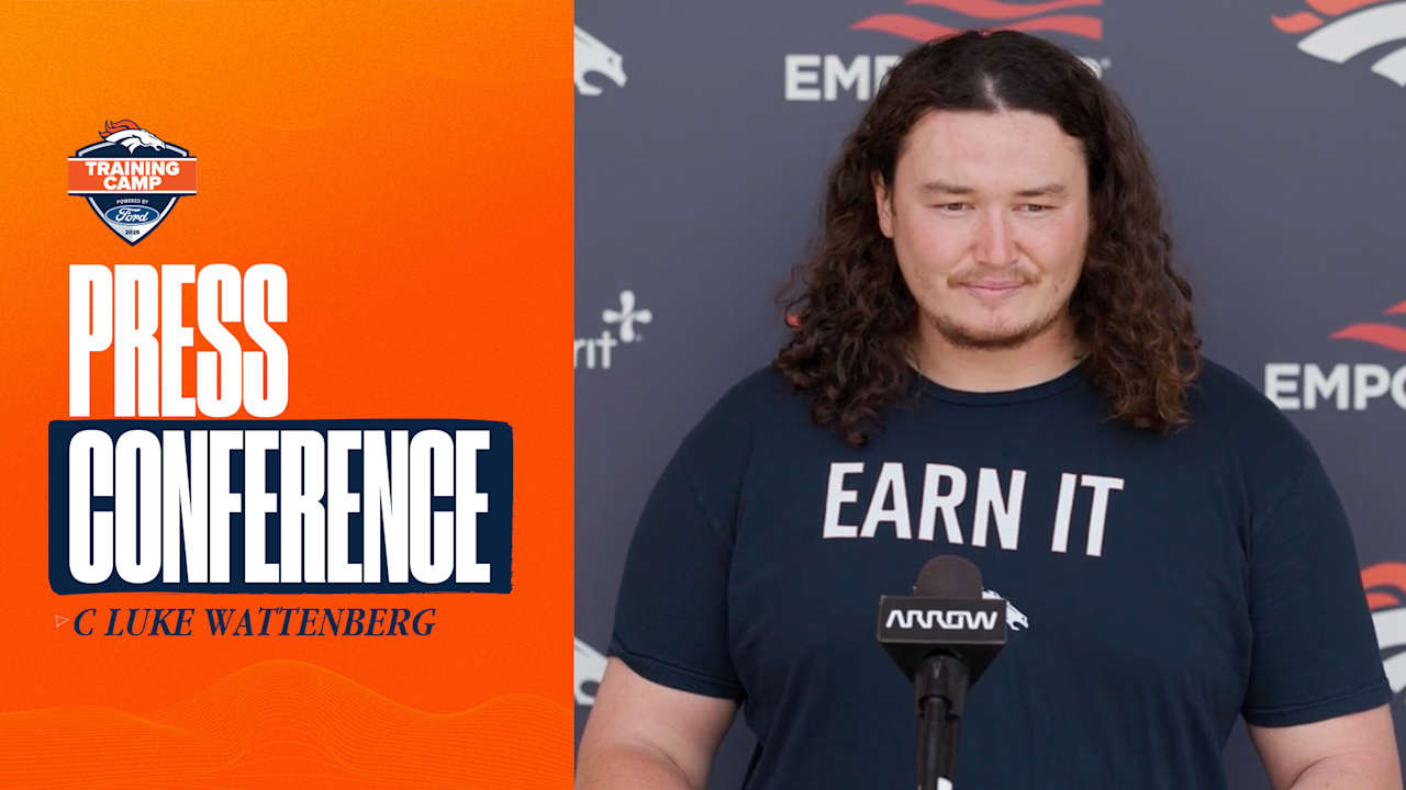 C Luke Wattenberg on the continuity for the Broncos' O-line: 'We play ...