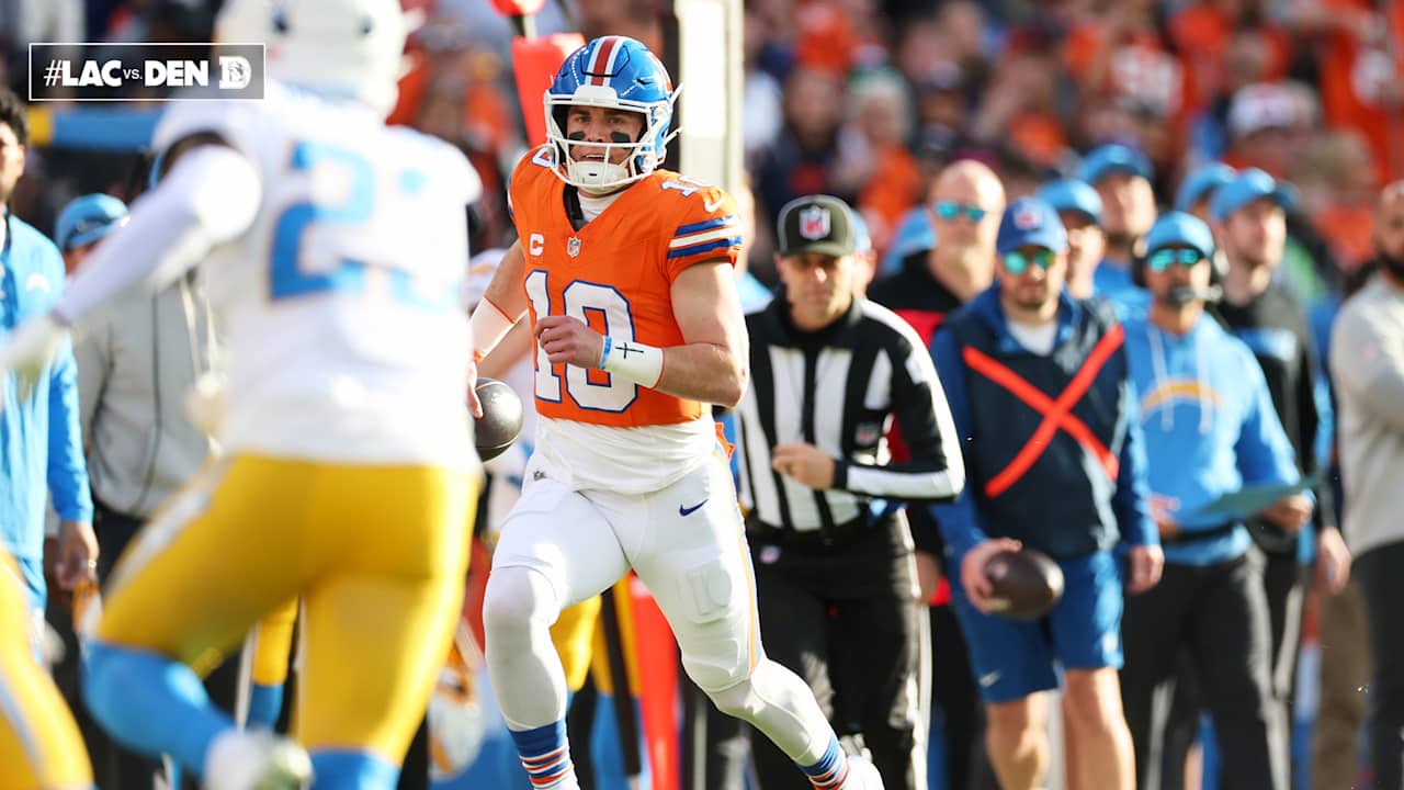 QB Bo Nix ignites Broncos offense with 22-yard dash | Broncos vs. Chargers