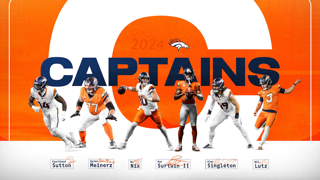 HC Sean Payton announces 2024 season captains as chosen by Broncos players