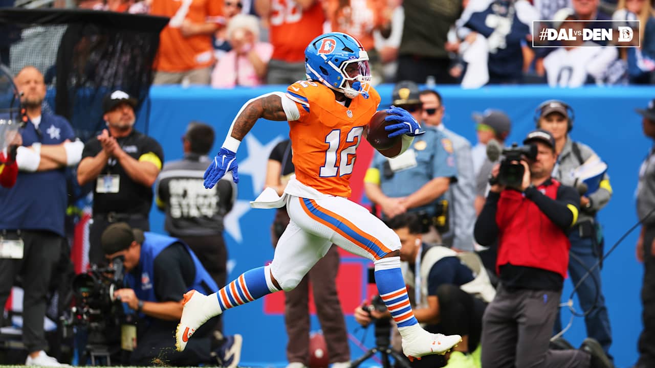 RB RJ Harvey opens Broncos' scoring with 40-yard touchdown | Broncos vs ...