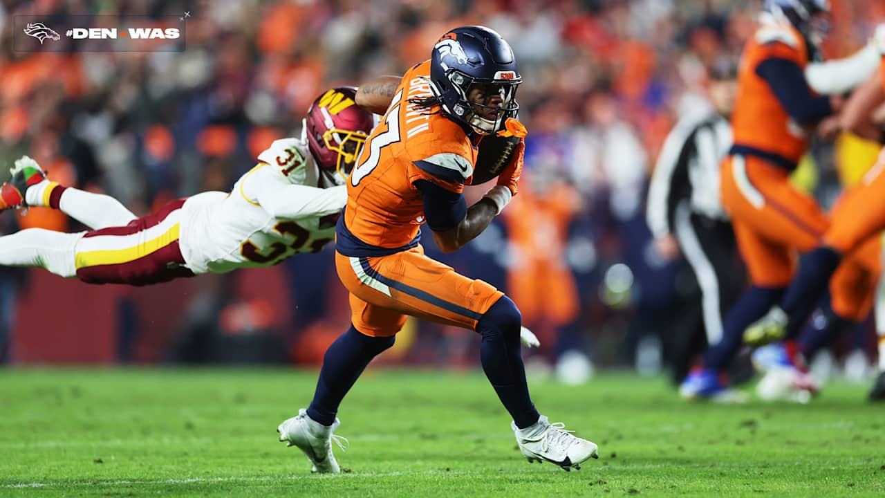 WR Pat Bryant hauls in 21-yard pass from QB Bo Nix | Broncos at Commanders