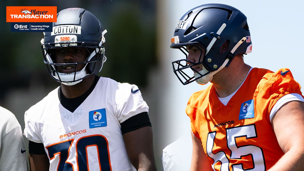 Broncos sign DB Blake Cotton, T Reid Holskey