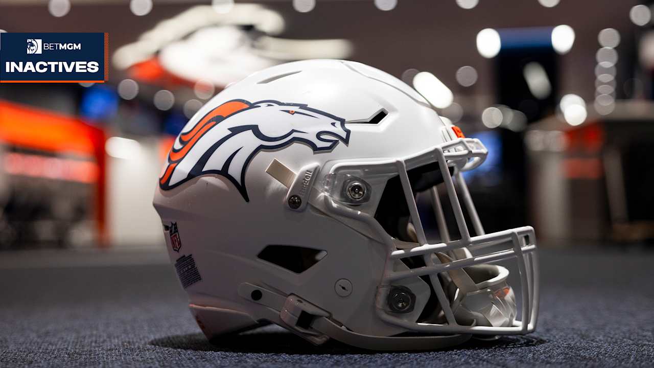 Broncos announce inactives for Week 13 game vs. Browns