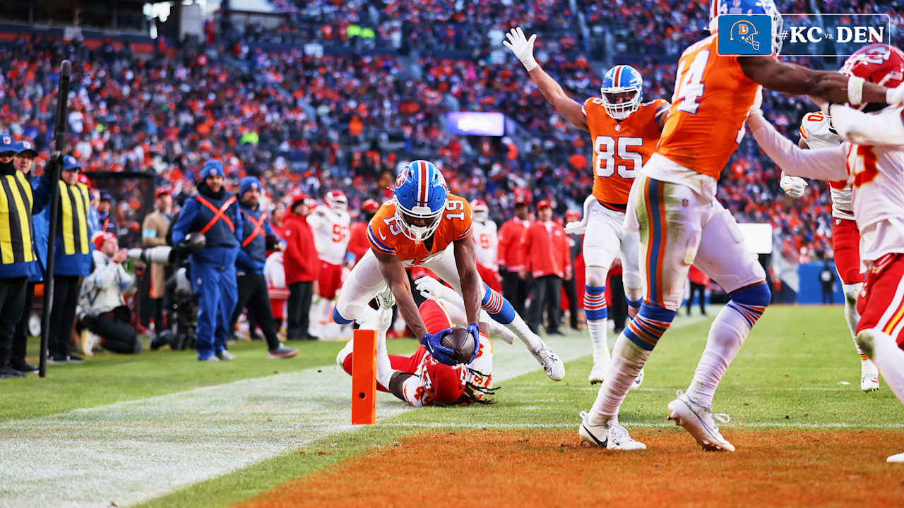 QB Bo Nix connects with WR Marvin Mims Jr. for 7-yard touchdown | Broncos vs. Chiefs