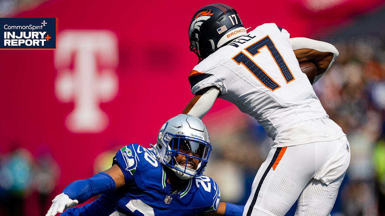 Injury Report: Three starters held out of practice, WR Devaughn Vele returns ahead of Week 3 ...