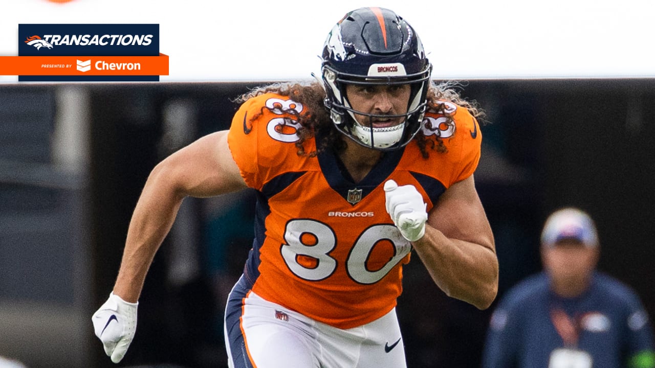 Broncos designate TE Greg Dulcich for return from IR