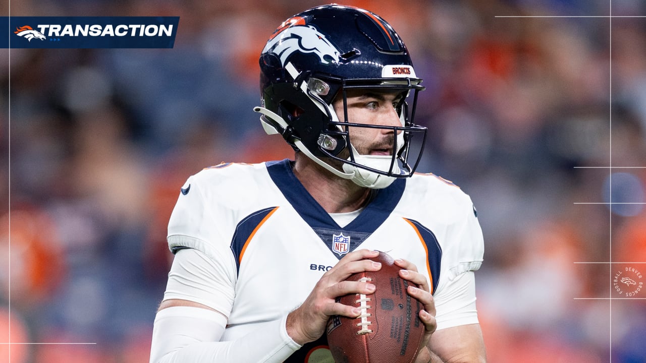 Broncos waive QB Ben DiNucci