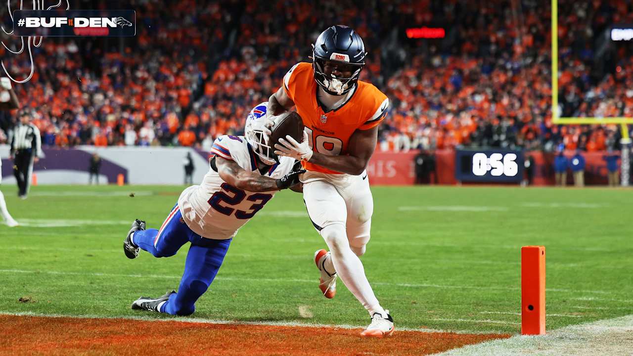 Broncos jump ahead on QB Bo Nix's 26-yard touchdown pass to WR Marvin ...