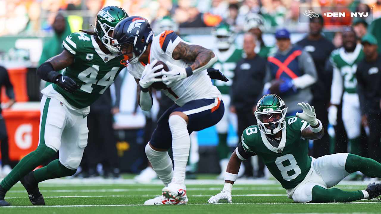 QB Bo Nix finds TE Evan Engram to convert on fourth-and-5 | Broncos at Jets