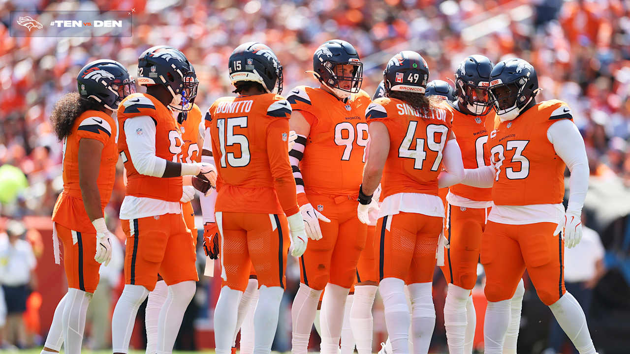 Denver's defense post 6 sacks as Broncos beat Titans in home opener ...