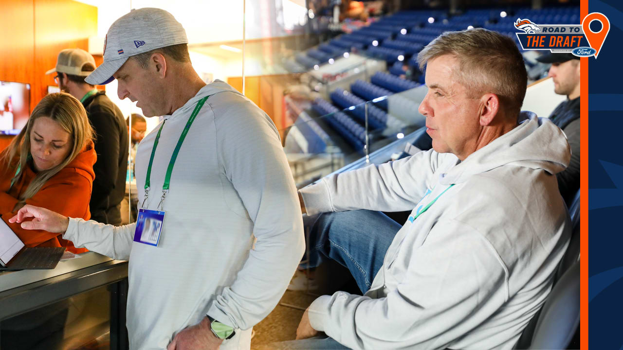 A behind-the-scenes look inside the Broncos' suite at the 2024 NFL Combine
