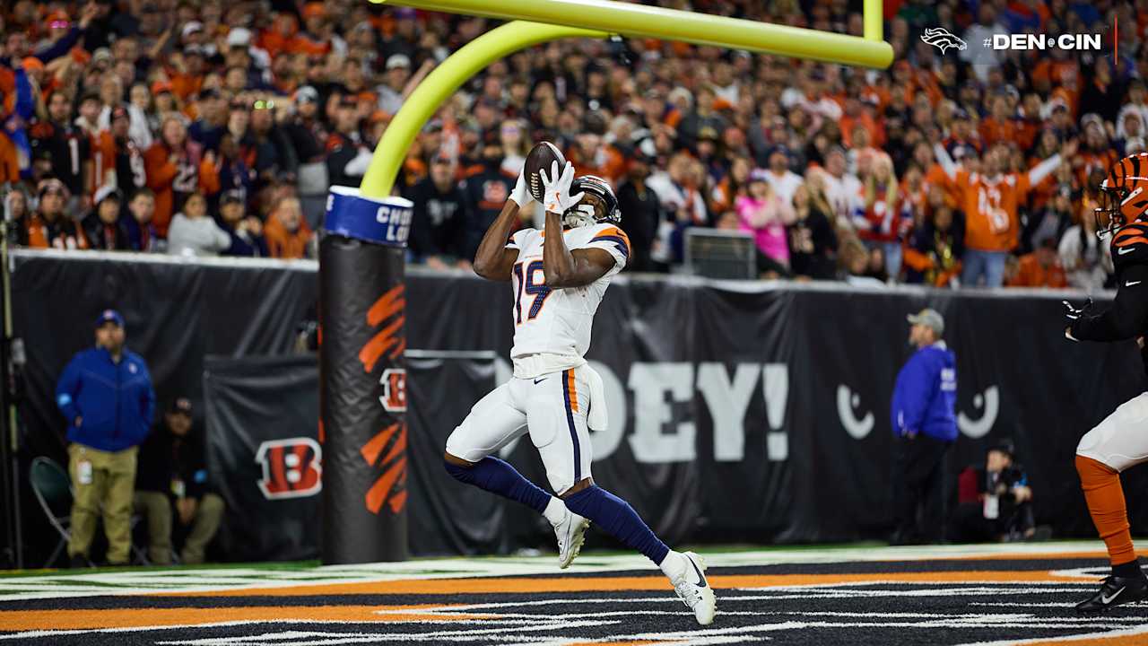 QB Bo Nix launches 51-yard touchdown pass to WR Marvin Mims Jr. | Broncos at Bengals