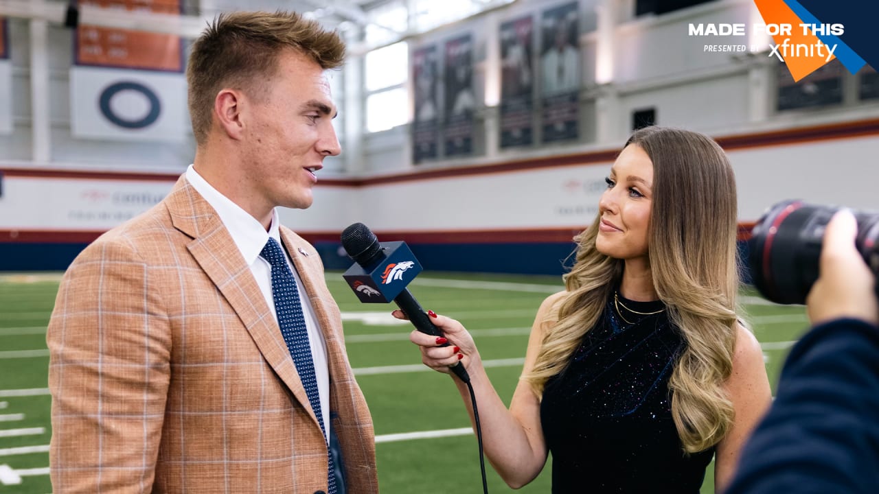 'Before the draft yesterday, this is where I wanted to be': QB Bo Nix ...