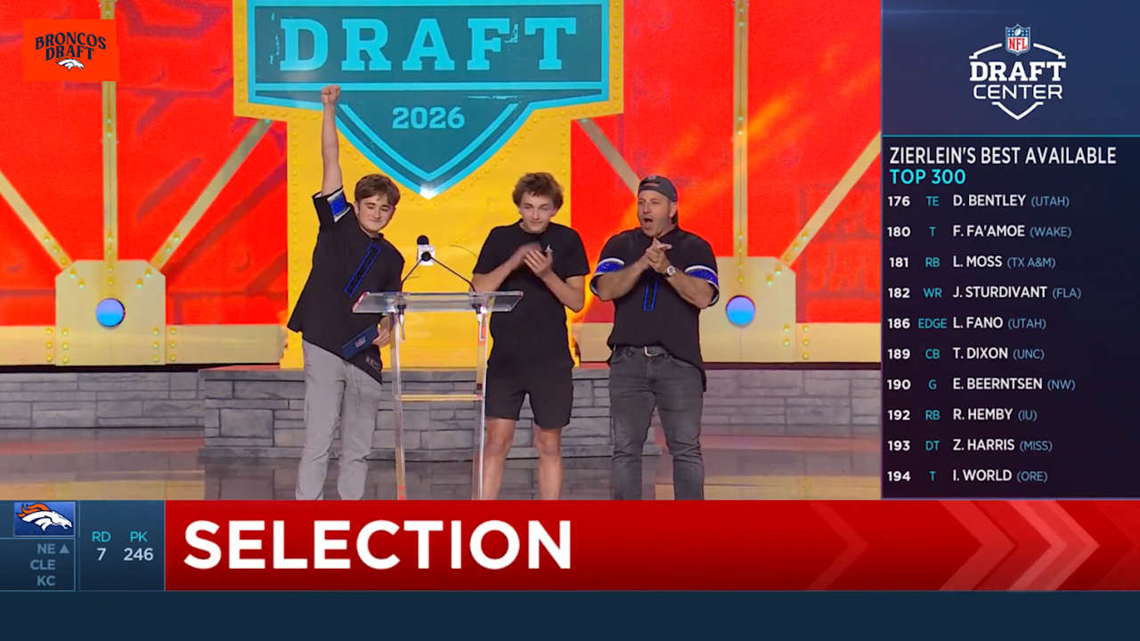 WATCH: Broncos select S Miles Scott with 246th-overall pick in 2026 NFL ...